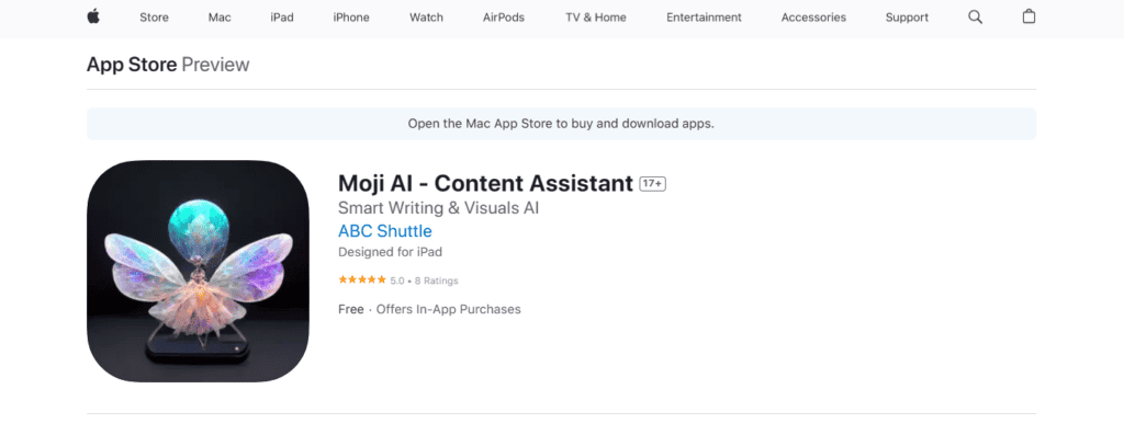 Moji Writing Assistant | AI Valley