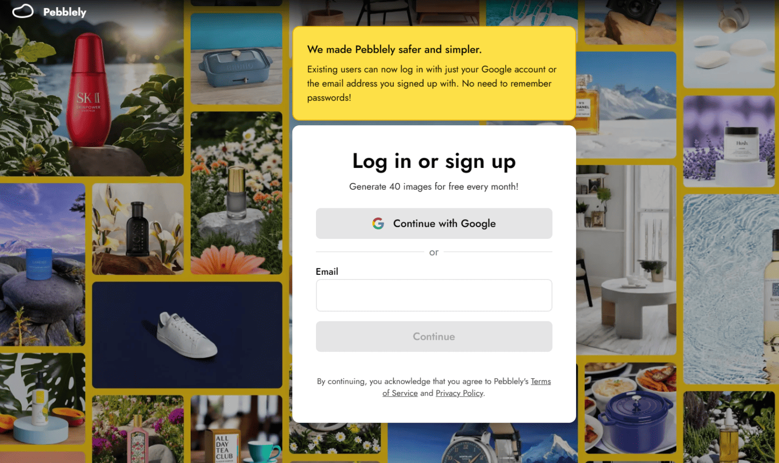 Pebblely | AI Valley