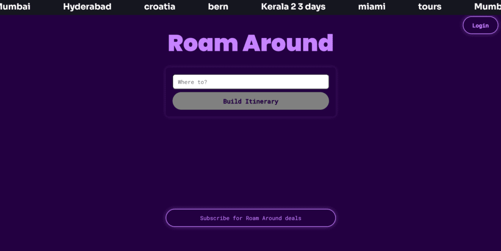 Roamaround | AI Valley