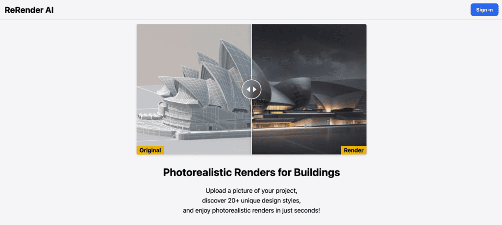 ReRender AI | AI Valley