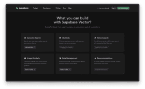 SupaBase Vector | AI Valley